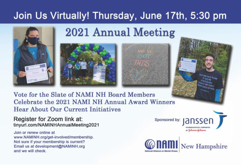NAMI NH – Improving lives affected by mental illness