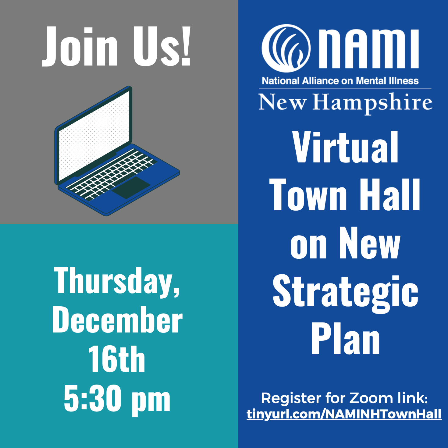 NAMI NH Virtual Town Hall on New Strategic Plan - NAMI New Hampshire