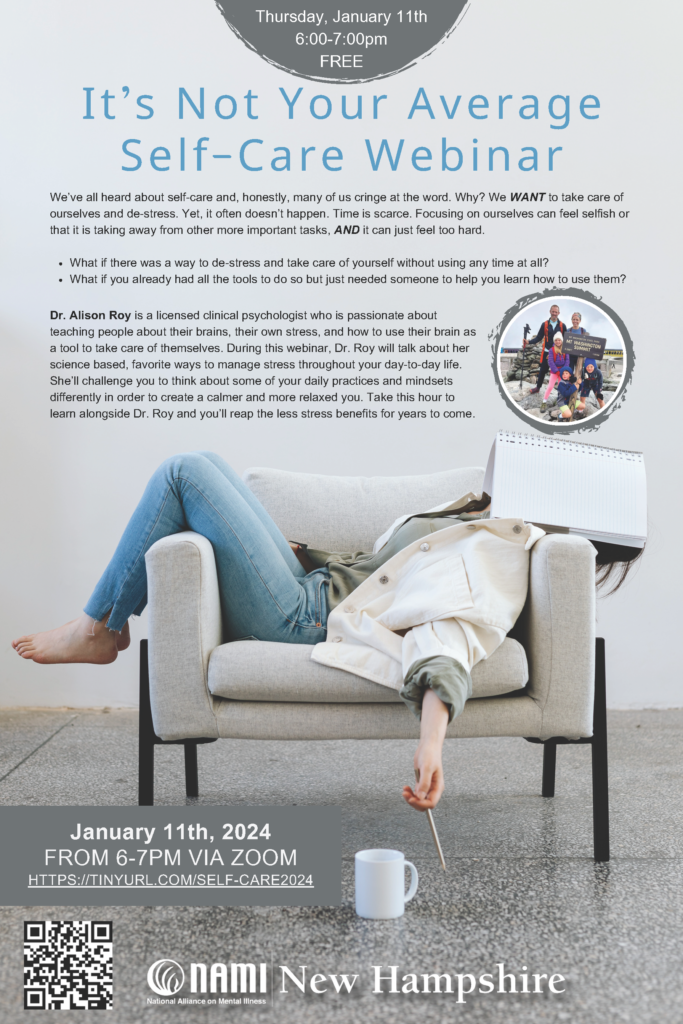 It's Not Your Average Self-Care Webinar - NAMI New Hampshire