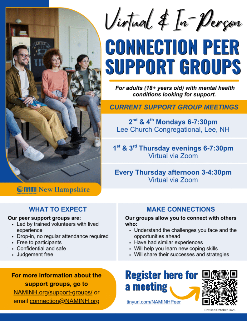 Support Groups - NAMI New Hampshire